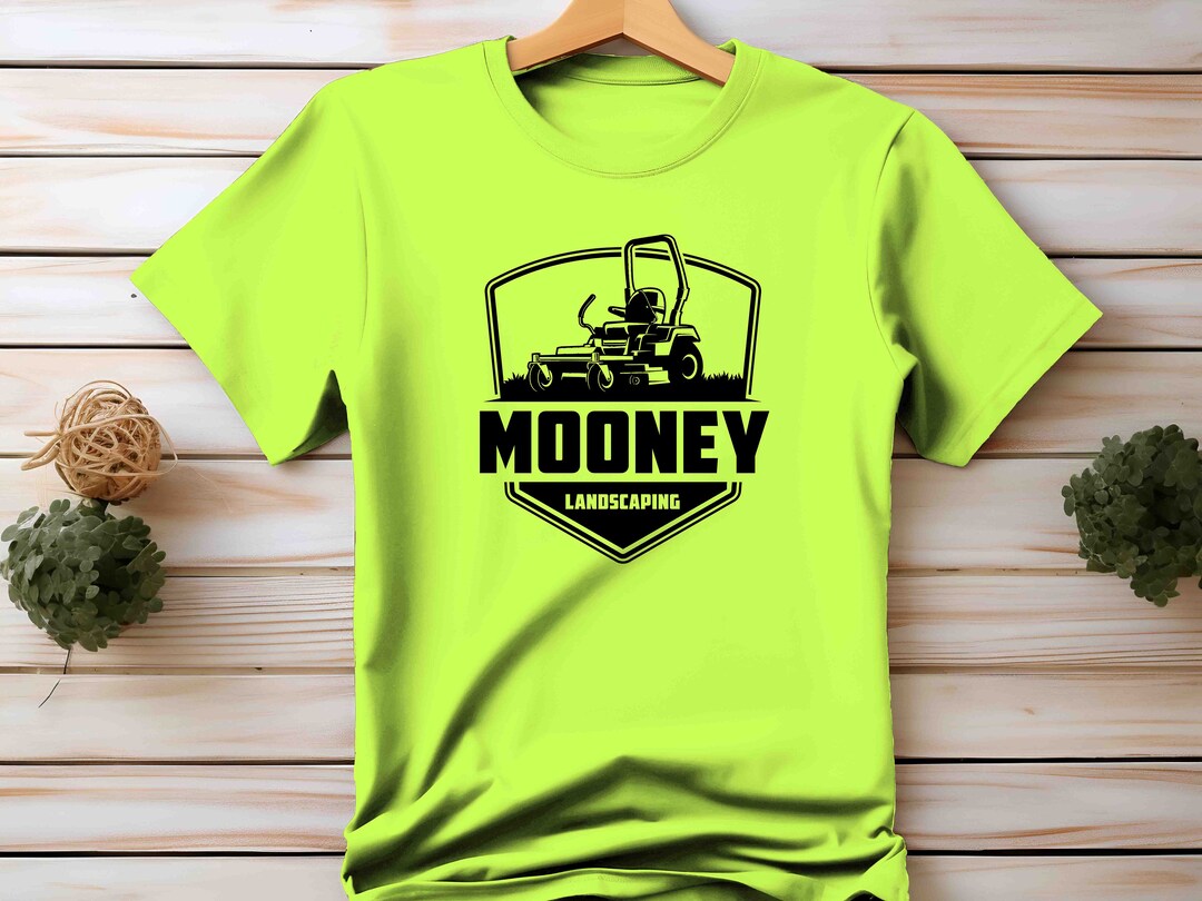 Unisex Custom Landscape Tshirt Personalized Lawn Mowing Shirt ...
