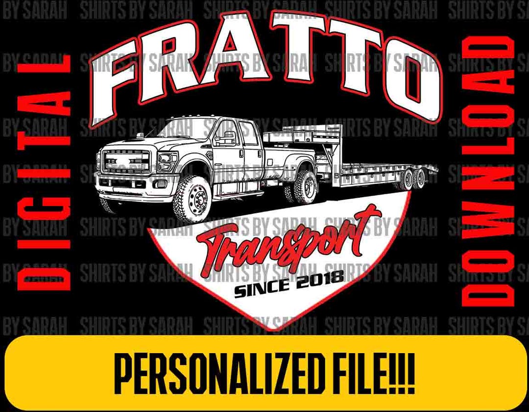 Custom Transport Truck Logo: Personalized Business SVG PNG EPS (digital ...