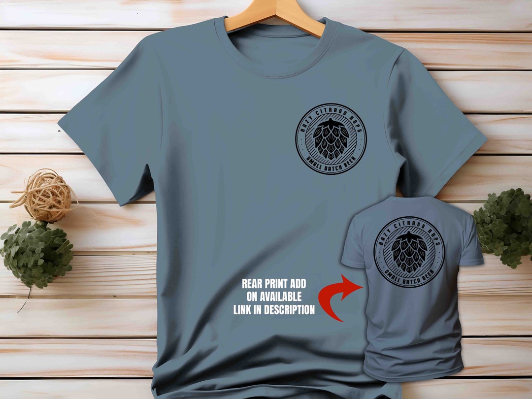 Personalized Brewery Tshirt Custom Beer Brewing Tee Bar Wheat Rice Logo ...