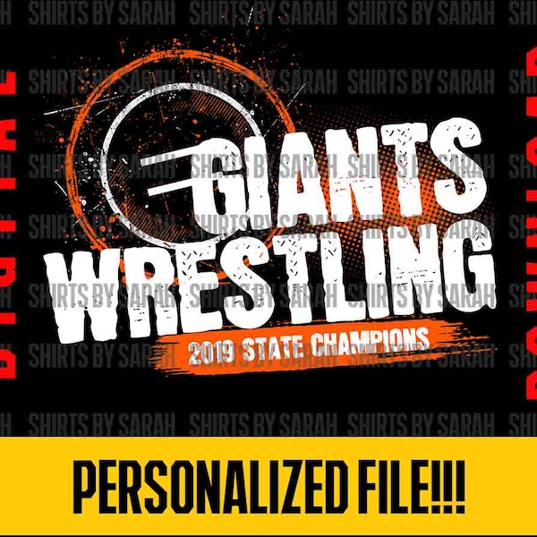 Wrestling State Qualifier Shirts - Etsy