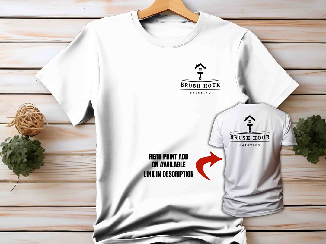 Personalized Painter Shirt Custom Painting Brush Tee Interior Paint ...