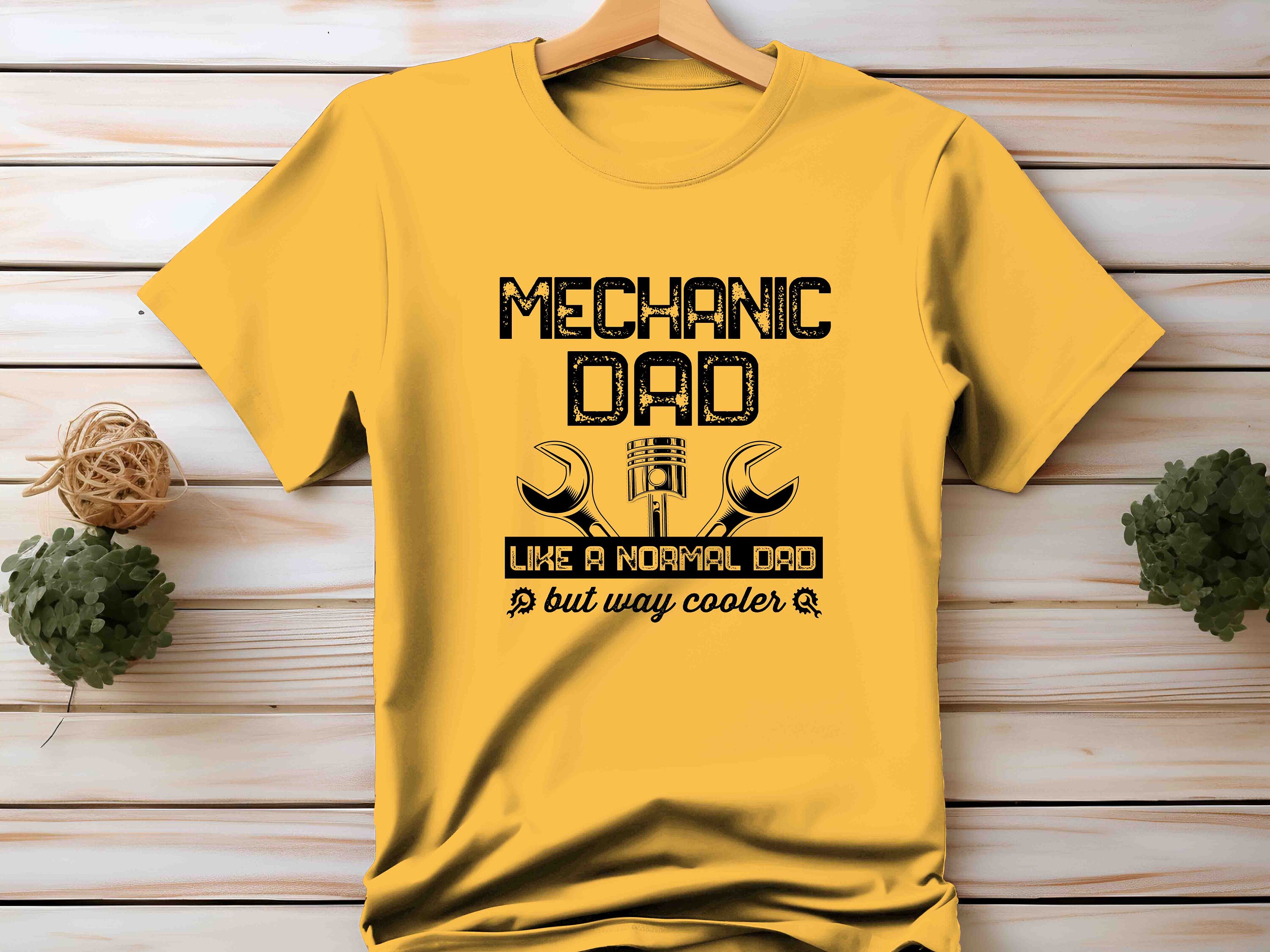 Funny Mechanic Dad Shirt Father's Day Gift Idea Normal Daddy but Cooler ...