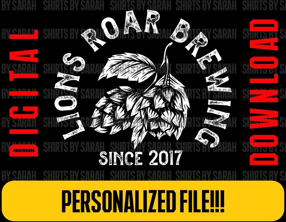 Personalized Brewery Logo: Custom Brew Design - SVG, PNG, EPS (digital ...