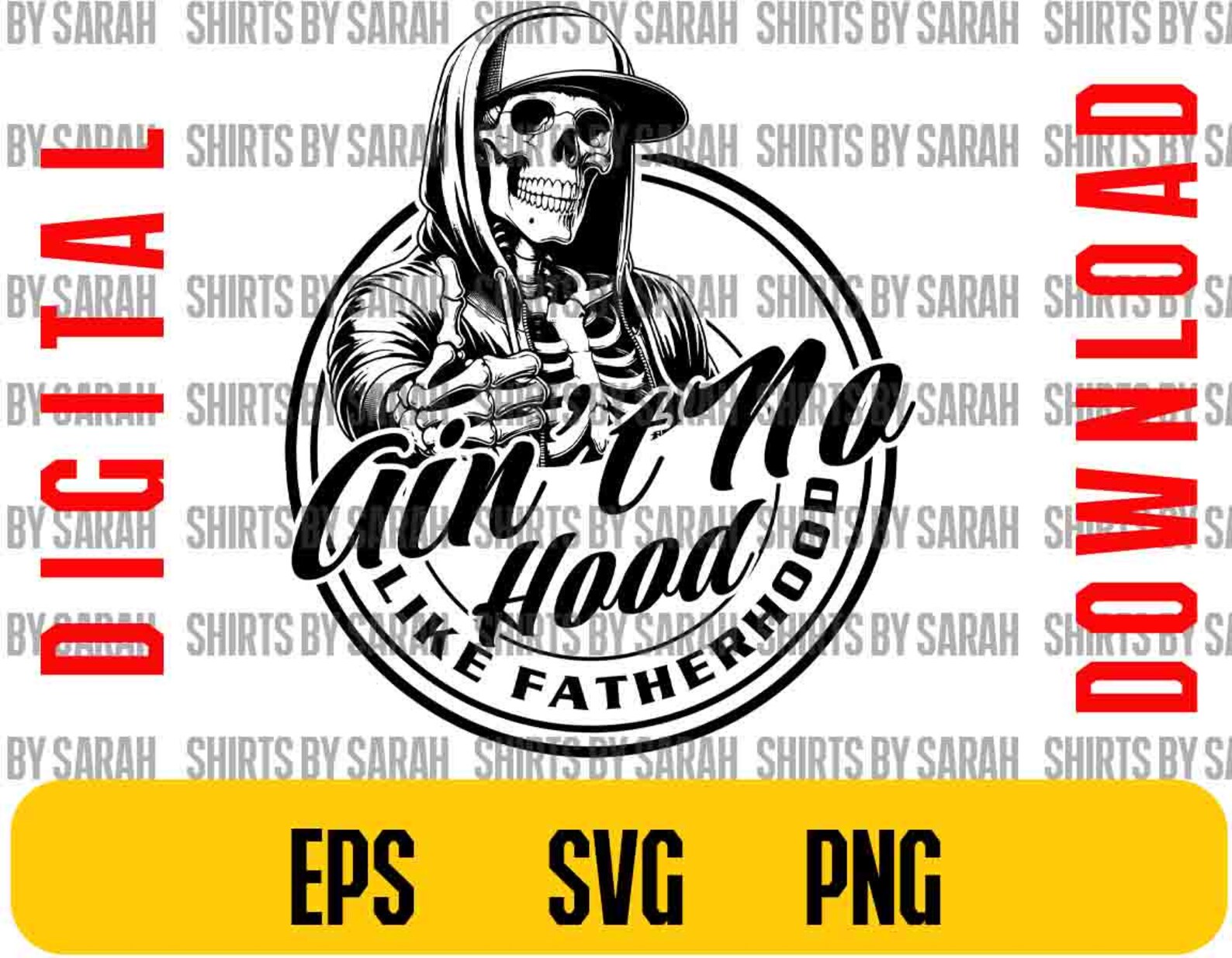 Funny Fatherhood SVG: Hip Hop Dad Design (digital Download) - Etsy