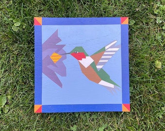 Bluebird Barn Quilt 1x1 or 2x2 - Etsy
