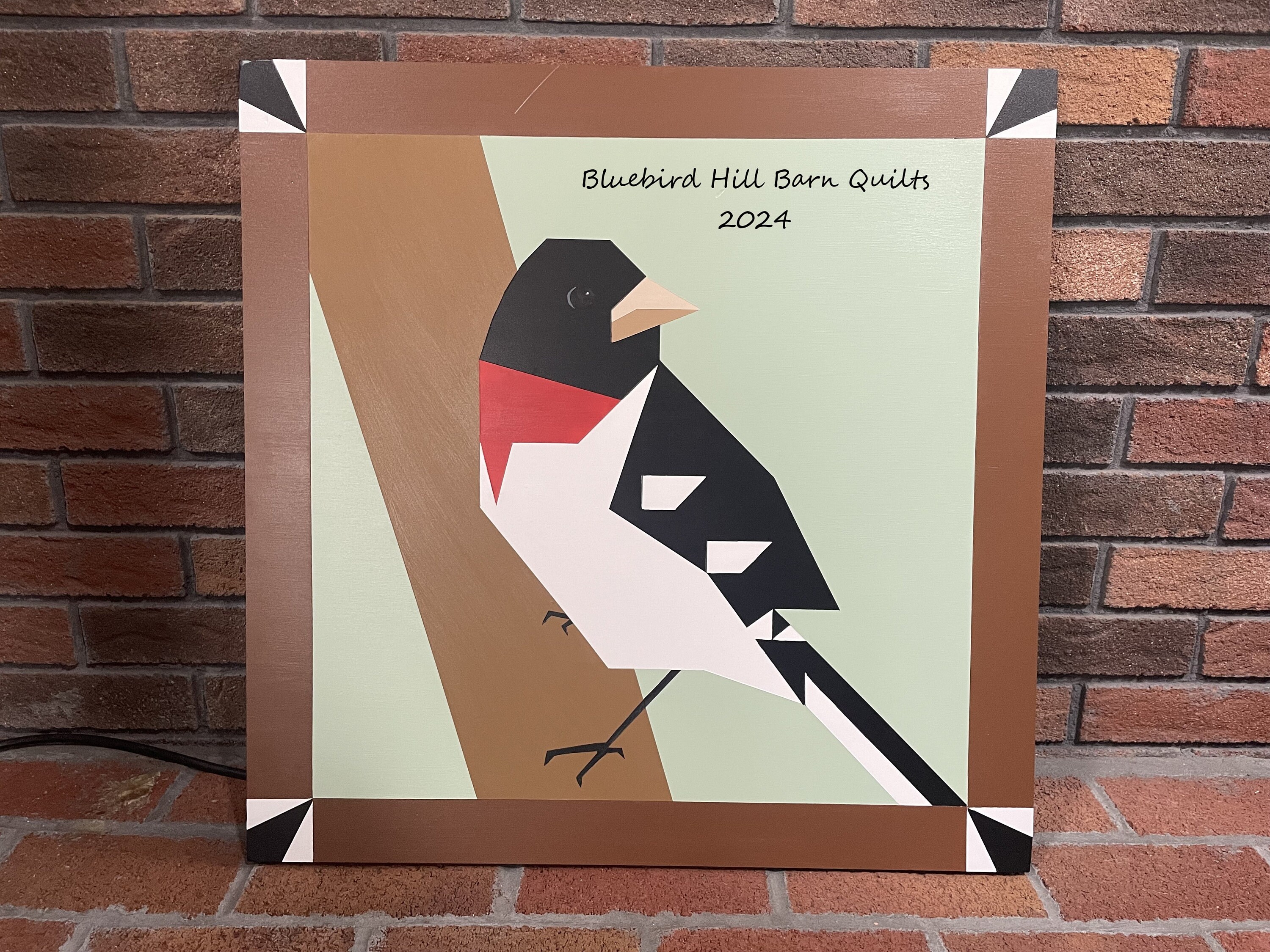Pattern for Barn Quilt | Rose-breasted Grosbeak | All Levels - Etsy