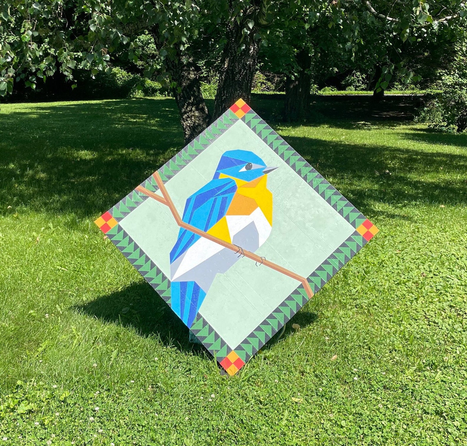 Pattern for Barn Quilt | Bluebird | Digital Download | Advanced - Etsy