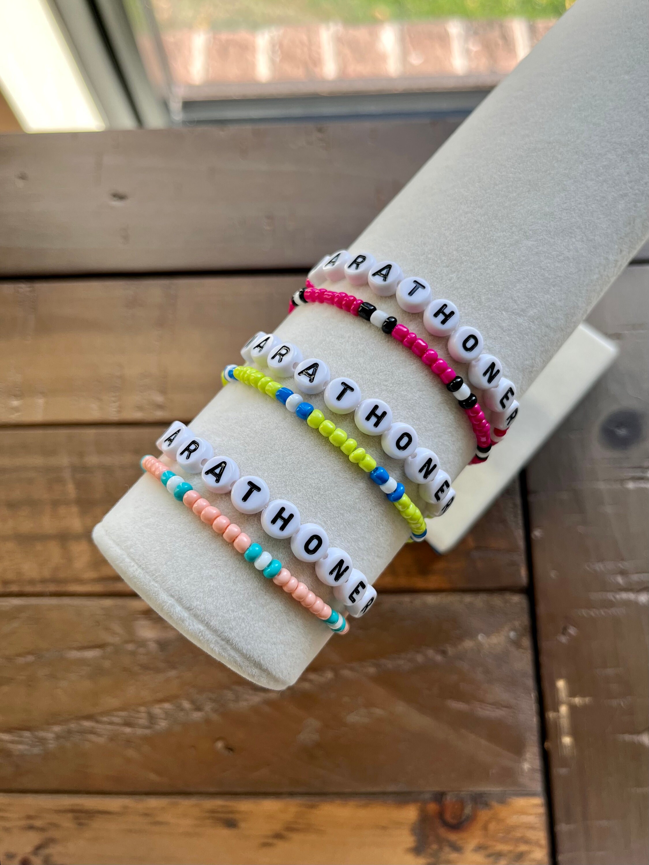 Marathoner Half Marathoner Ultra Marathoner Bracelet Set - Etsy