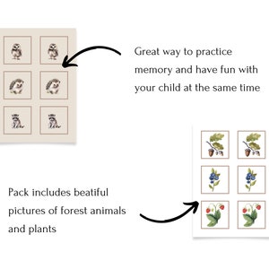 Printable Matching Cards for Children, Memory Game for Kids, Flashcards ...