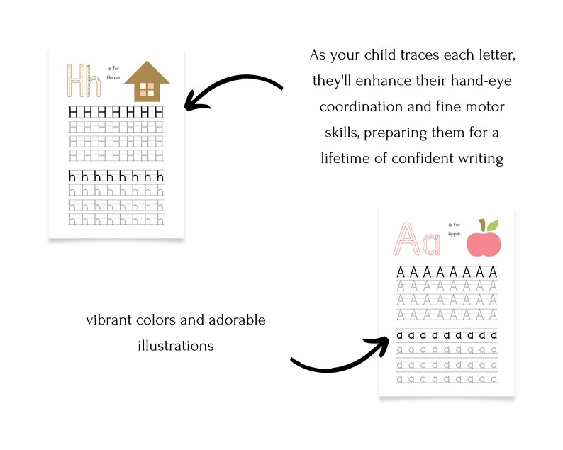 Printable Alphabet Worksheets, Letters Tracing Exercise for Children ...