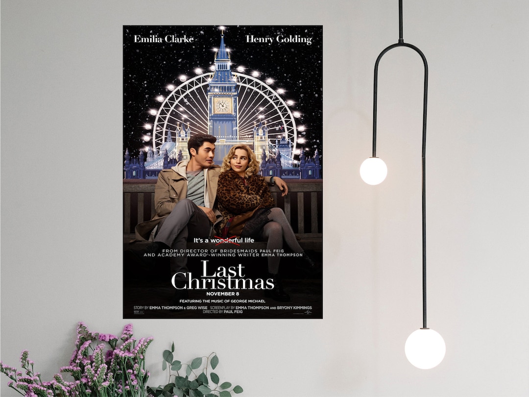 Last Christmas Movie Poster 2023 Film Canvas Prints Poster - Etsy