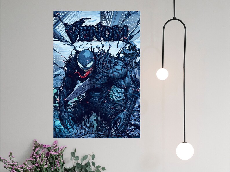 Venom Movie Poster 2023 Film Canvas Prints Poster Gift Room Decor Wall ...