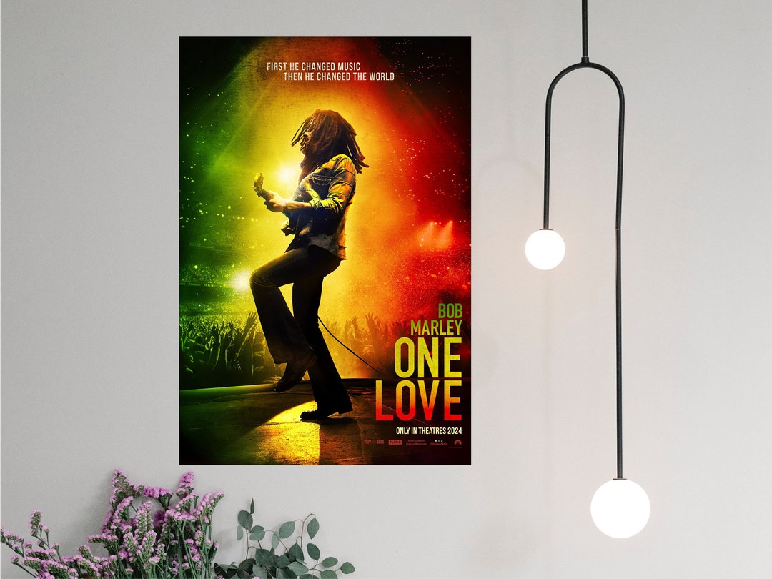 Bob Marley One Love Movie Poster 2023 Film Canvas Prints Poster Gift ...