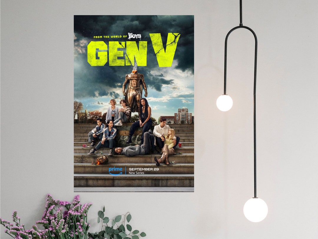 Gen V Season 1 Movie Poster 2023 Film Canvas Prints Poster Gift Room ...