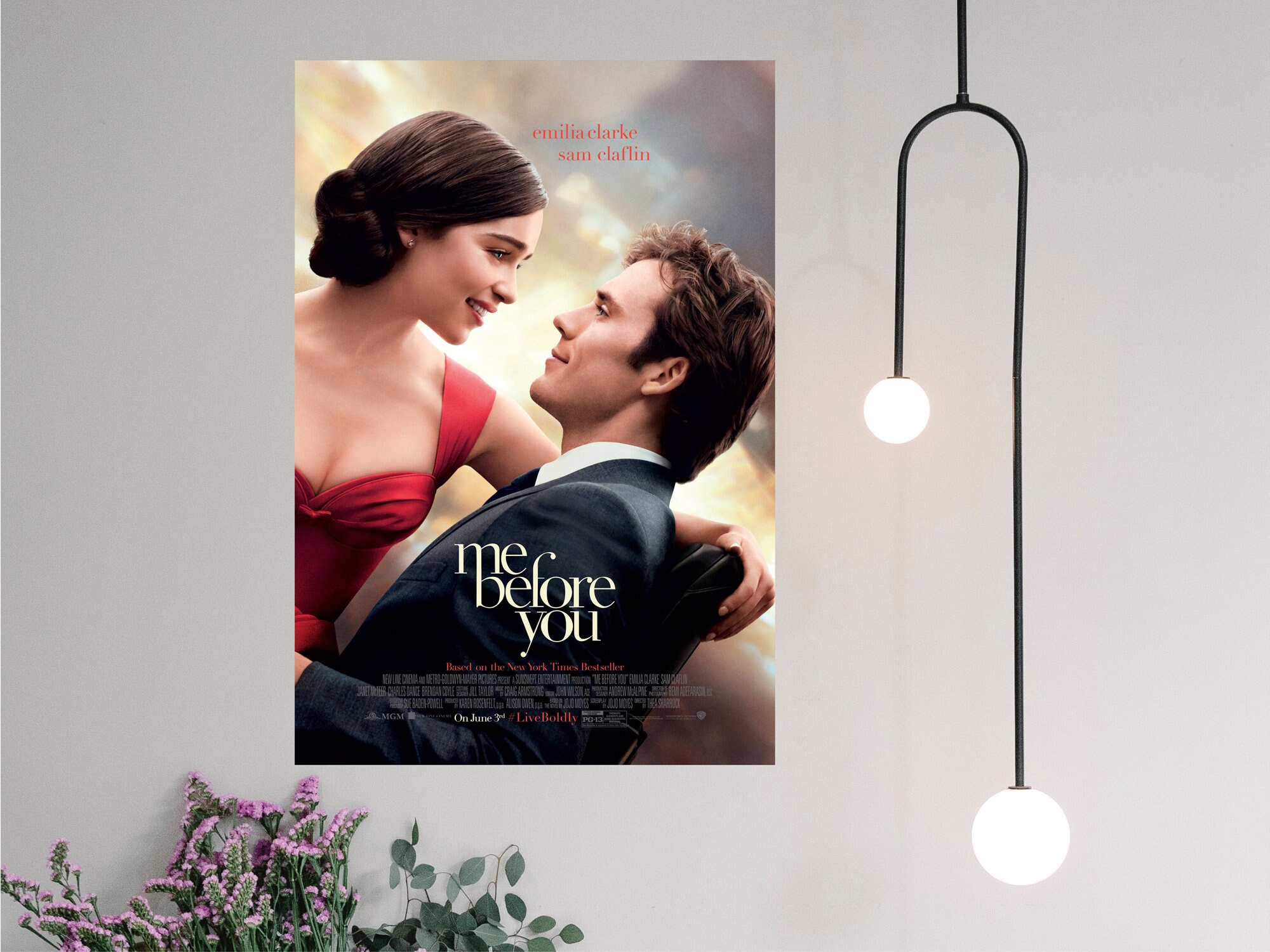 Me Before You Movie Poster 2023 Film Canvas Prints Poster Gift Room ...
