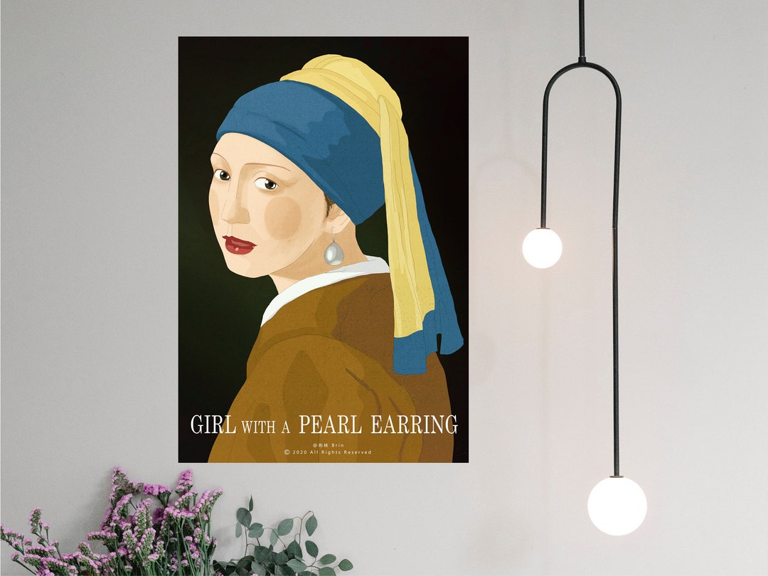 Girl With a Pearl Earring Movie Poster 2023 Film Canvas Prints Poster ...