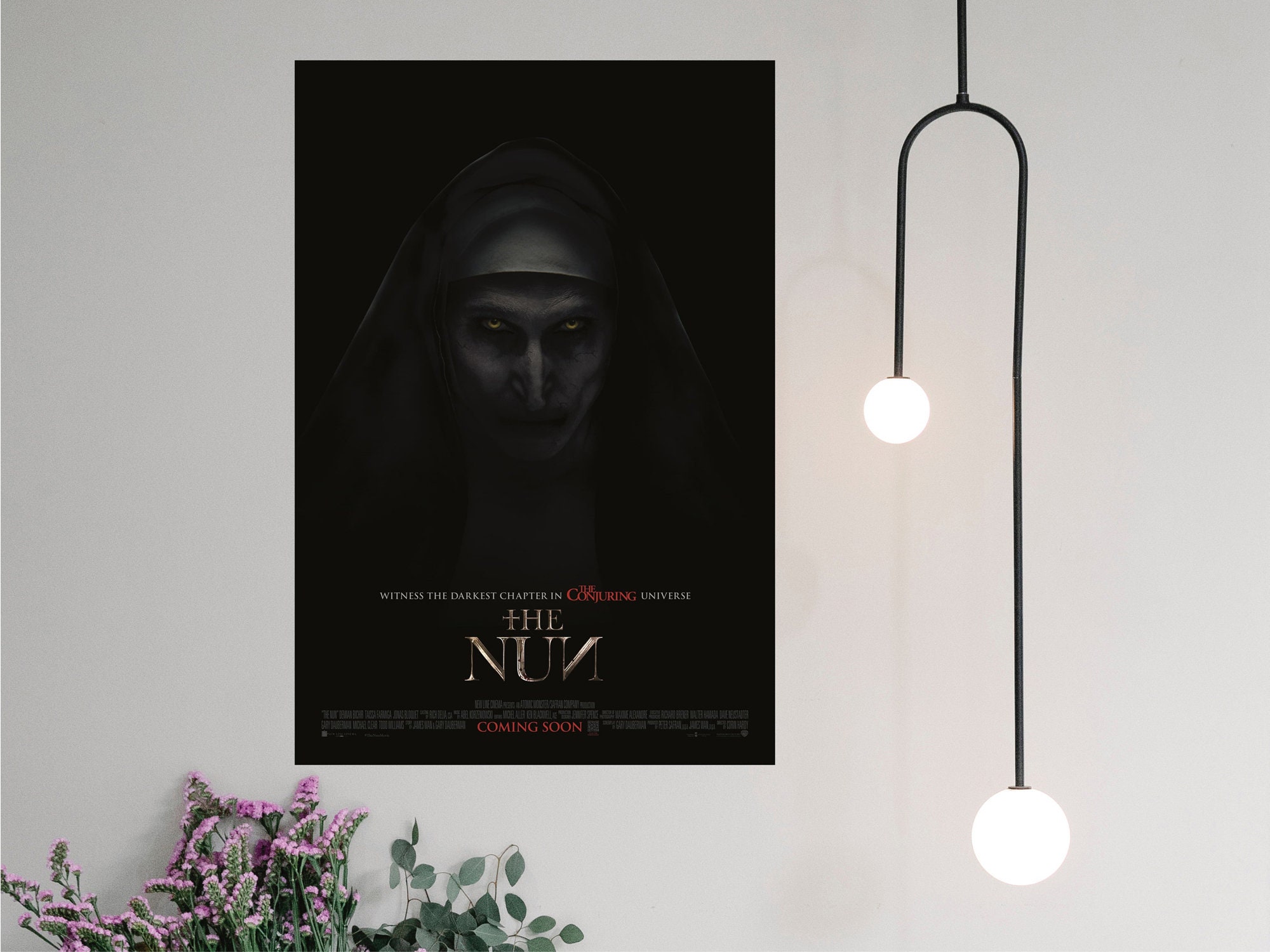 The Nun Movie Poster 2023 Film Canvas Prints Poster Gift Room Decor ...