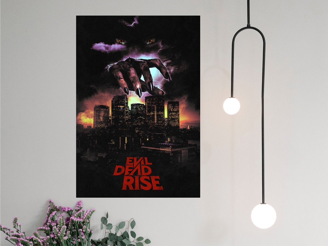 Evil Dead Rise Movie Poster 2023 Film Canvas Prints Poster Gift Room ...