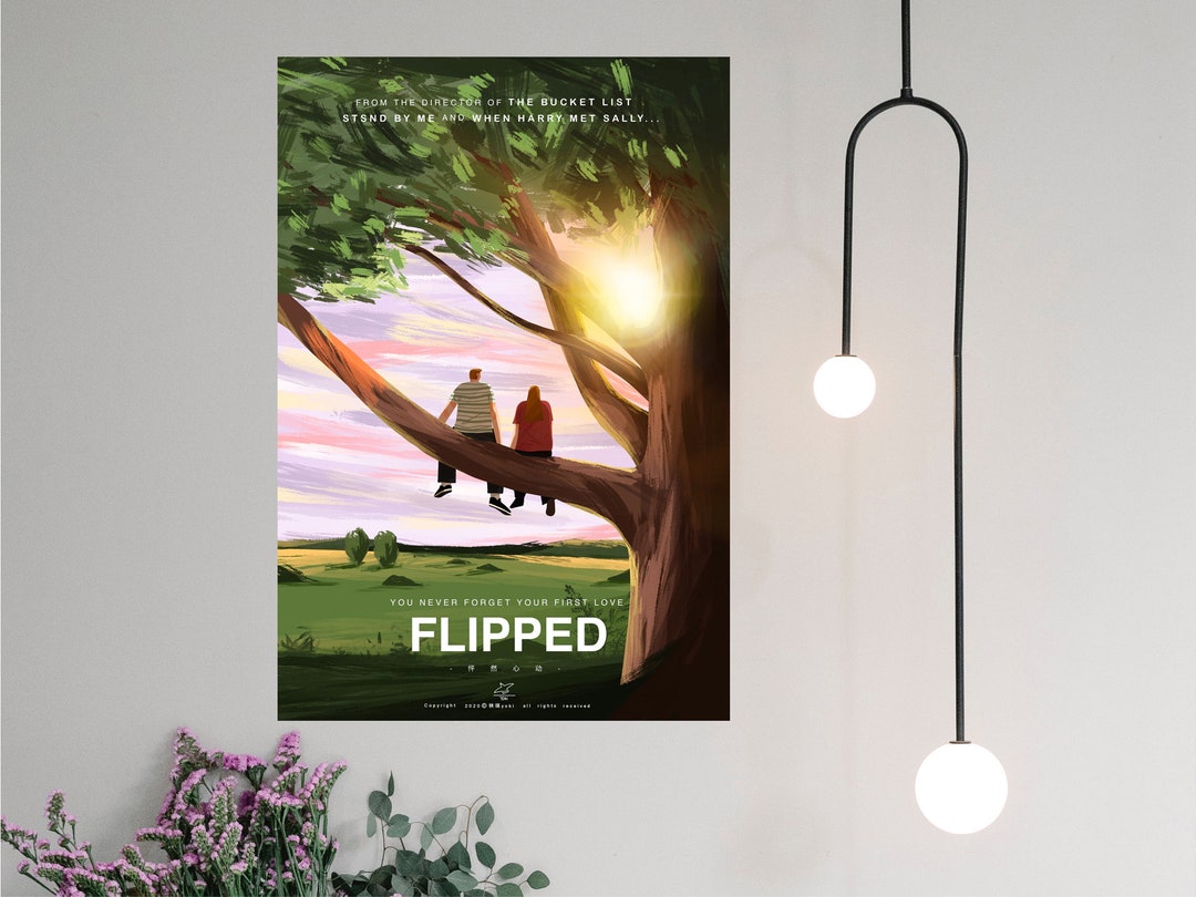 Flipped Movie Poster 2023 Film Canvas Prints Poster Gift Room Decor ...