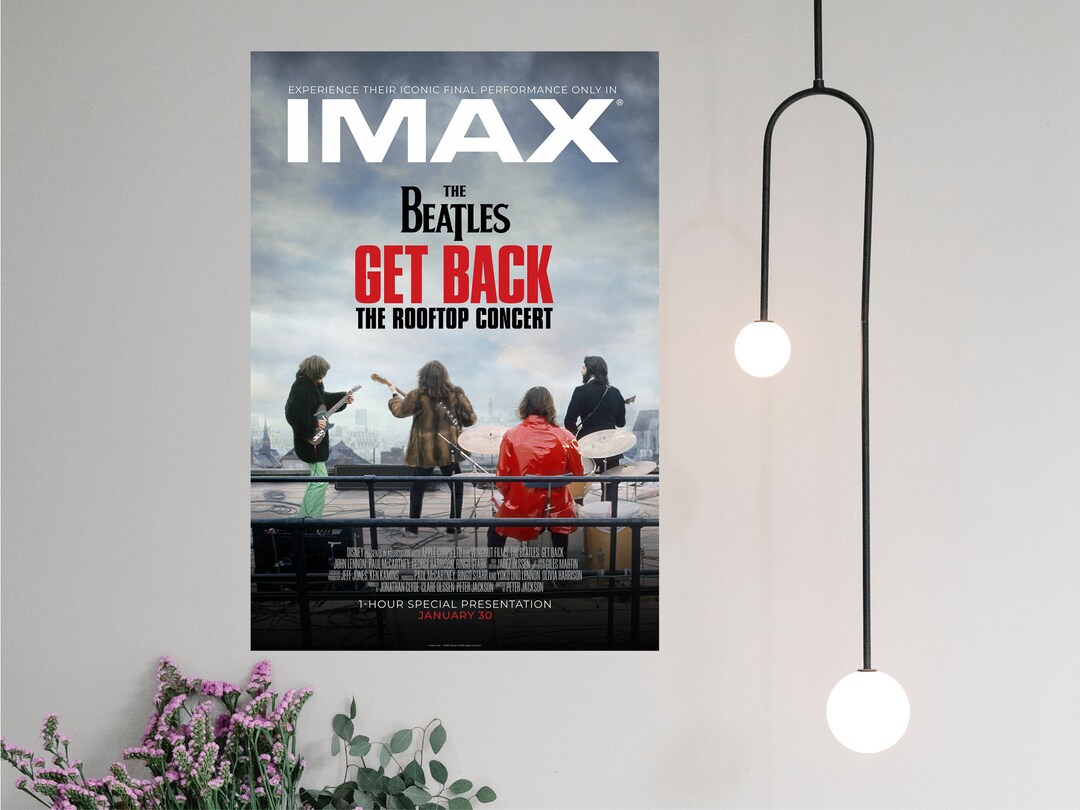 The Beatles Get Back Movie Poster 2023 Film Canvas Prints - Etsy