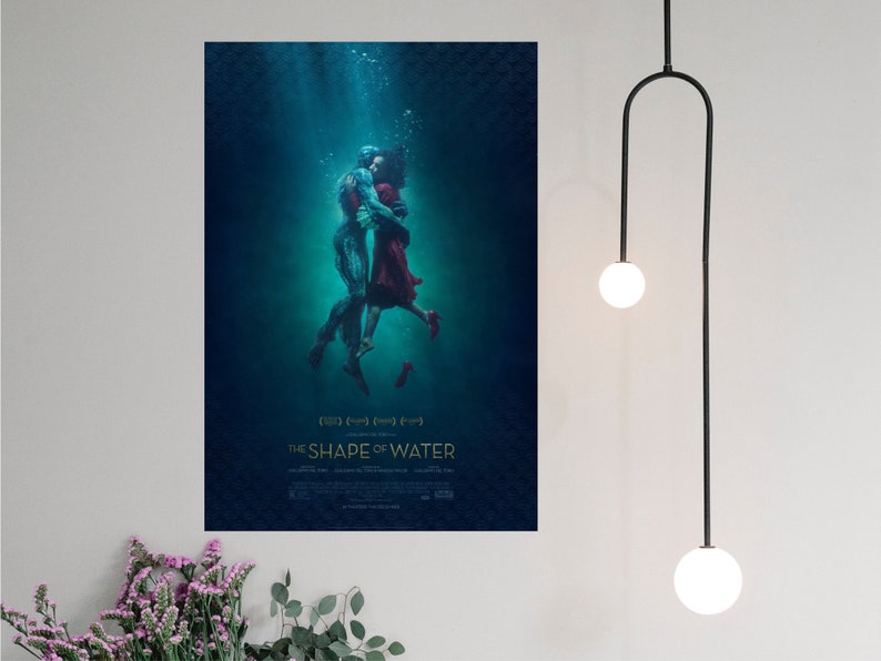 The Shape of Water Movie Poster 2023 Film Canvas Prints Poster Gift ...