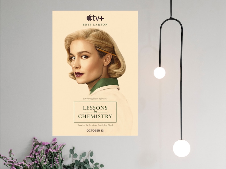 Lessons in Chemistry Movie Poster 2023 Film Canvas Prints Poster Gift ...