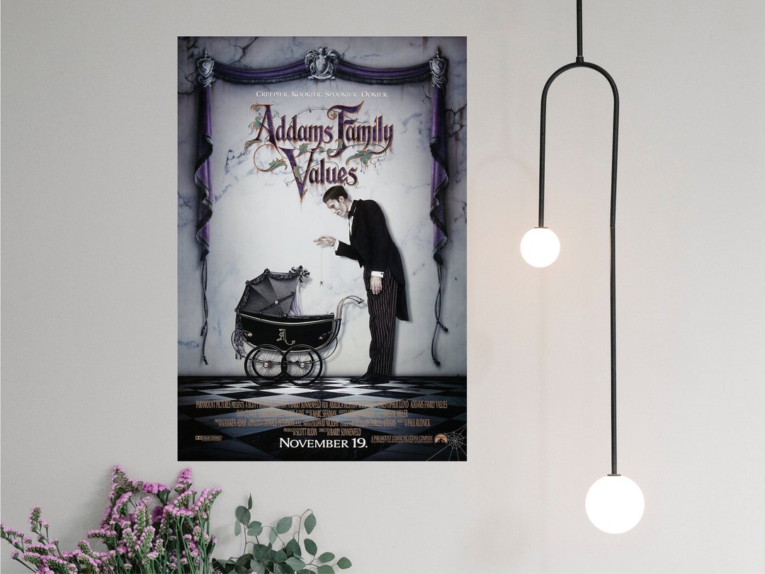 Addams Family Values Movie Poster 2023 Film Canvas Prints Poster Gift ...