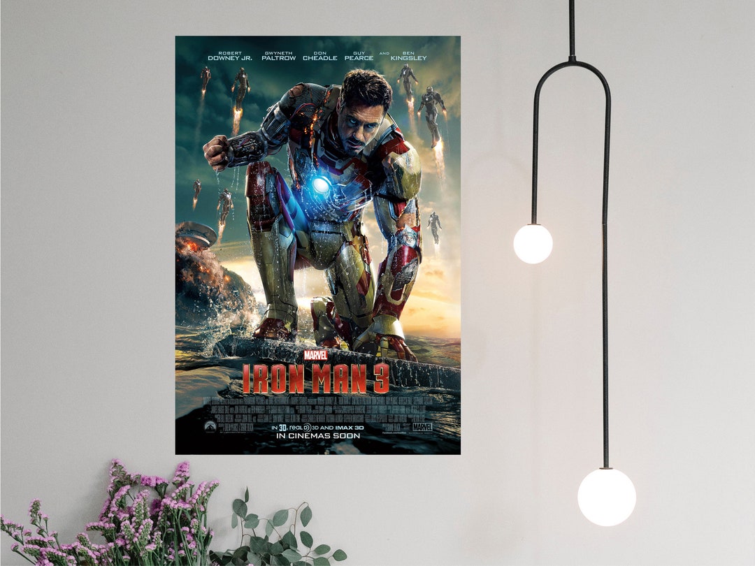Iron Man 3 Movie Poster 2023 Film Canvas Prints Poster Gift - Etsy