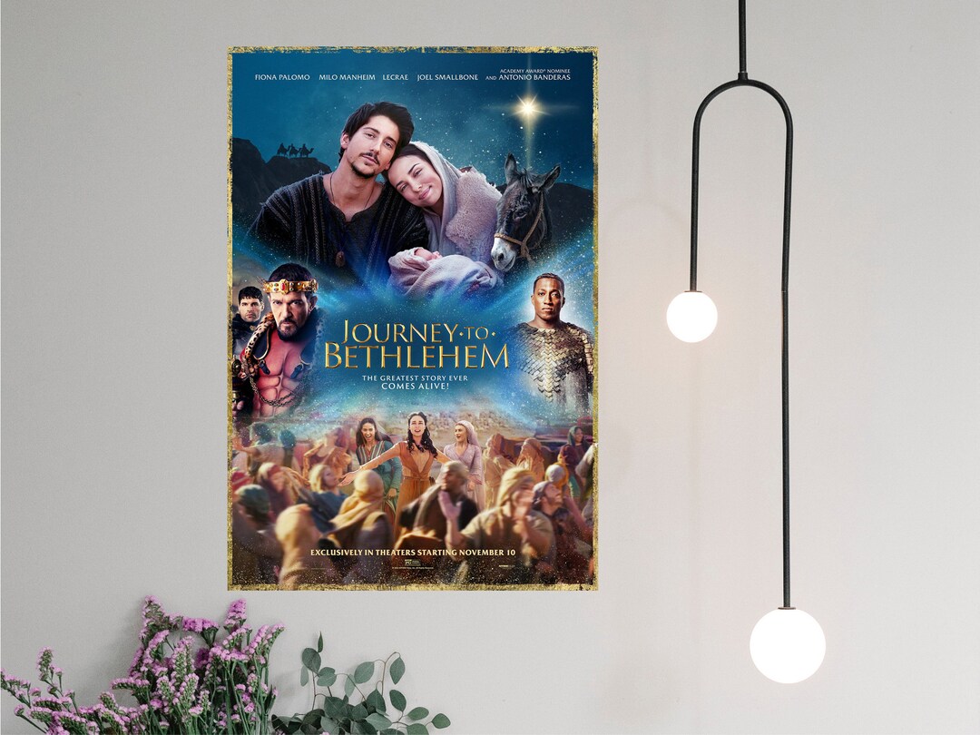 Journey to Bethlehem Movie Poster 2023 Film Canvas Prints Poster Gift ...