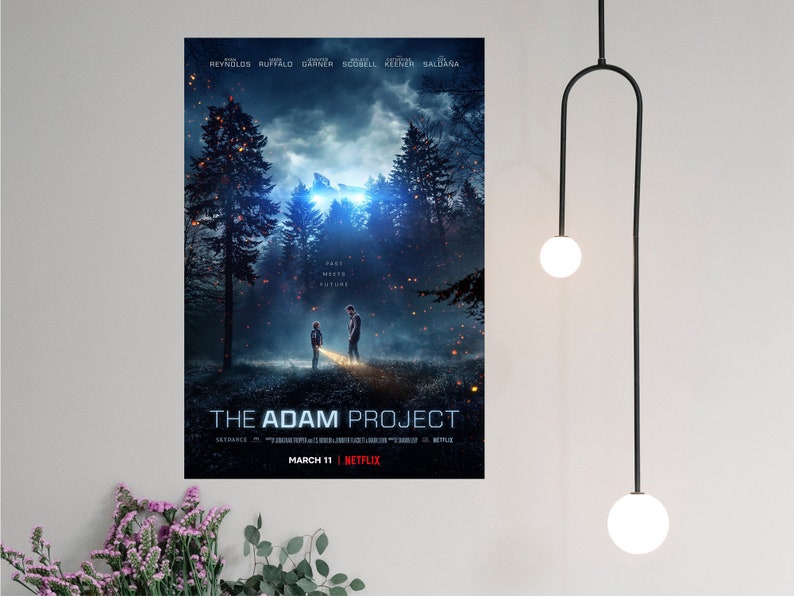 The Adam Project Movie Poster 2023 Film Canvas Prints Poster Gift Room ...