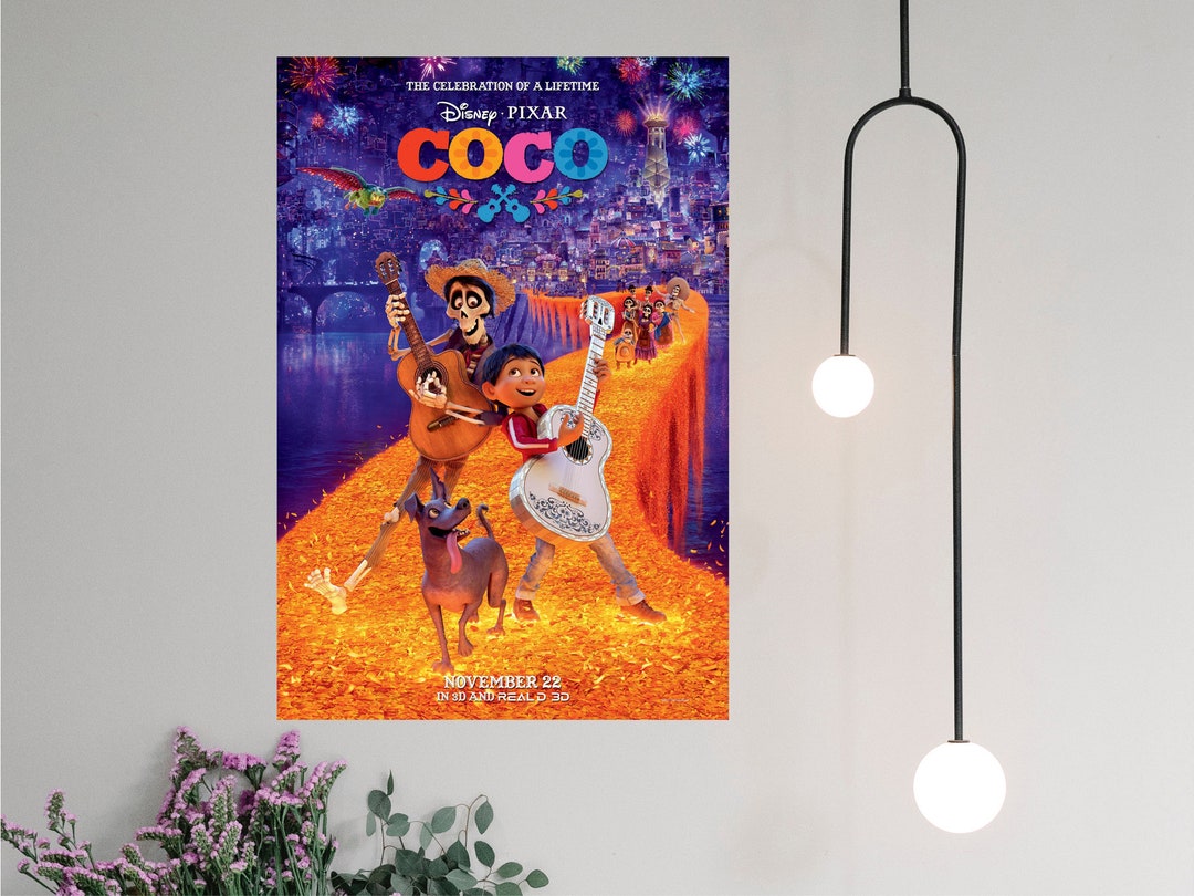Coco Movie Poster 2023 Film Canvas Prints Poster Gift Room - Etsy