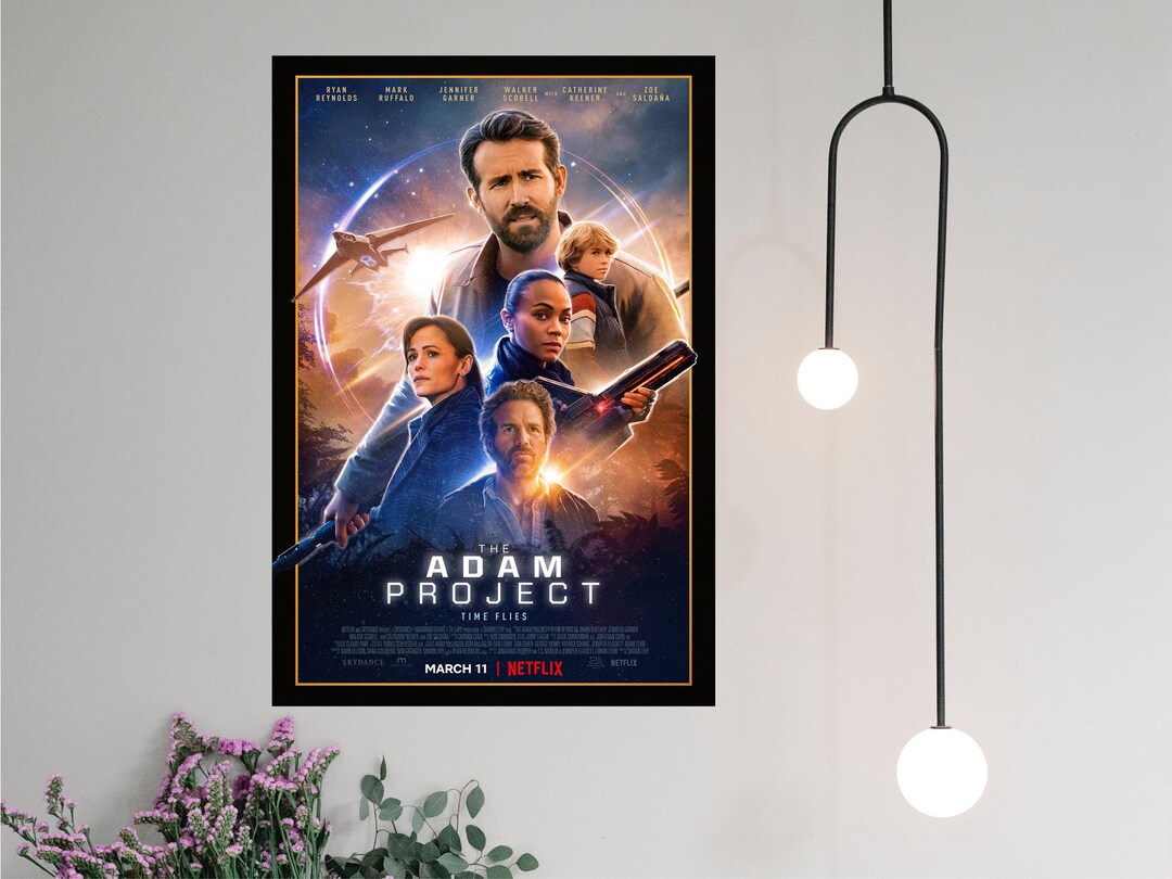 The Adam Project Movie Poster 2023 Film Canvas Prints Poster Gift Room ...