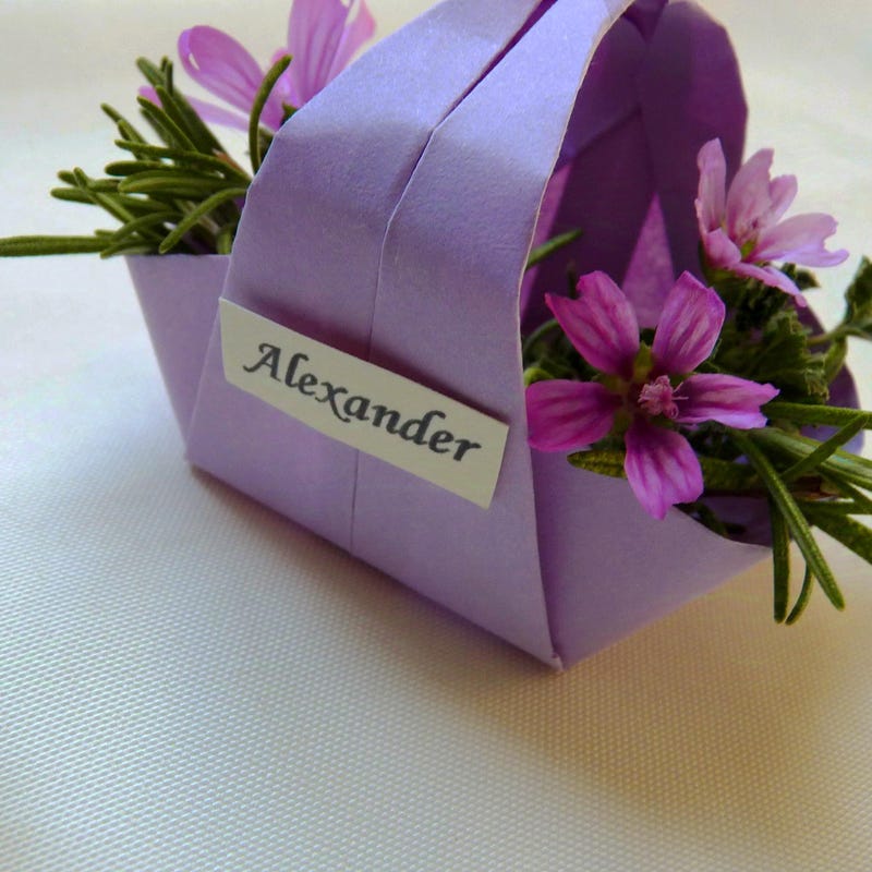 Origami Place Card - Etsy