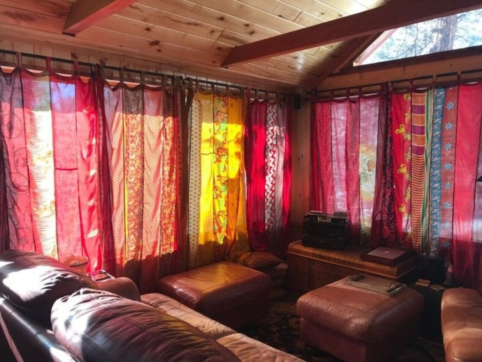 2PC Indian Vintage Old Silk Sari Fabric Made Red Handmade - Etsy