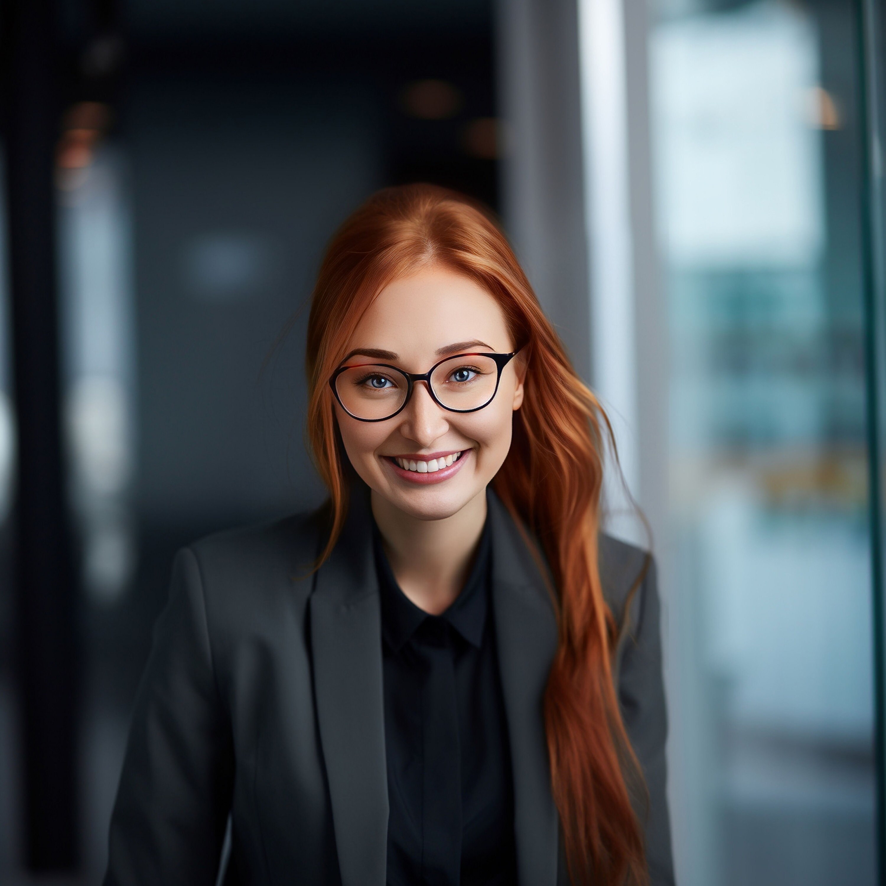 Custom Ai-enhanced Female Portrait Business Headshot Digital Download ...