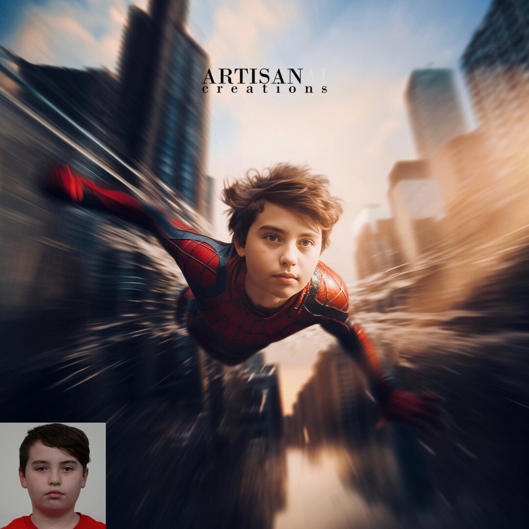 Portrait From Photo, Super Hero Portrait, Personalized Portrait, AI ...