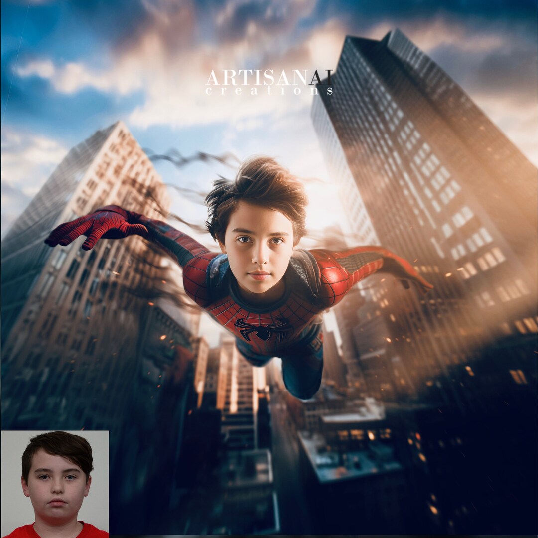 Portrait From Photo, Super Hero Portrait, Personalized Portrait, AI ...