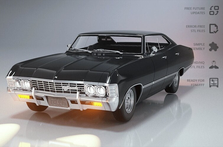 Black Impala 1967 Supernatural