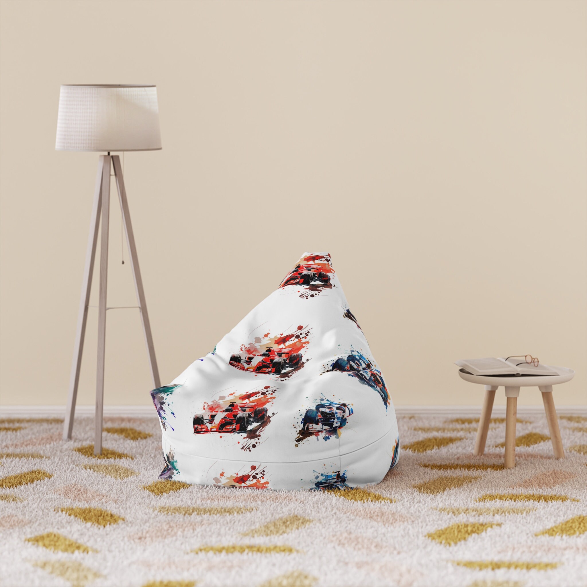 Formula 1 Sack Cover, Race Car Bean Bag Chair Cover, 2 Size Racing Bean Bag - Etsy Australia
