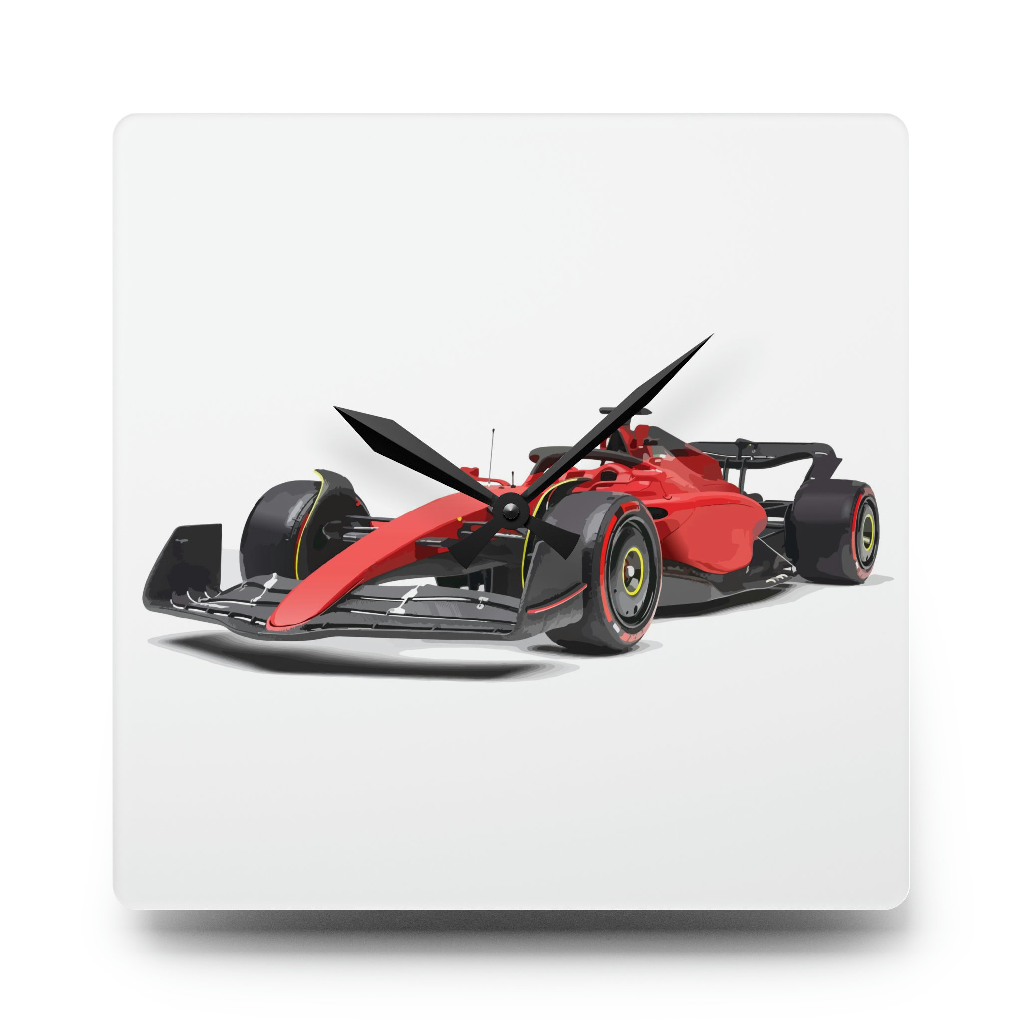3D Race Car Wall Clock, Formula 1 Clock, Racing Car Clock, Acrylic Wall ...