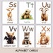 Alphabet Cards Printable, Animal Learning, Digital Download ...