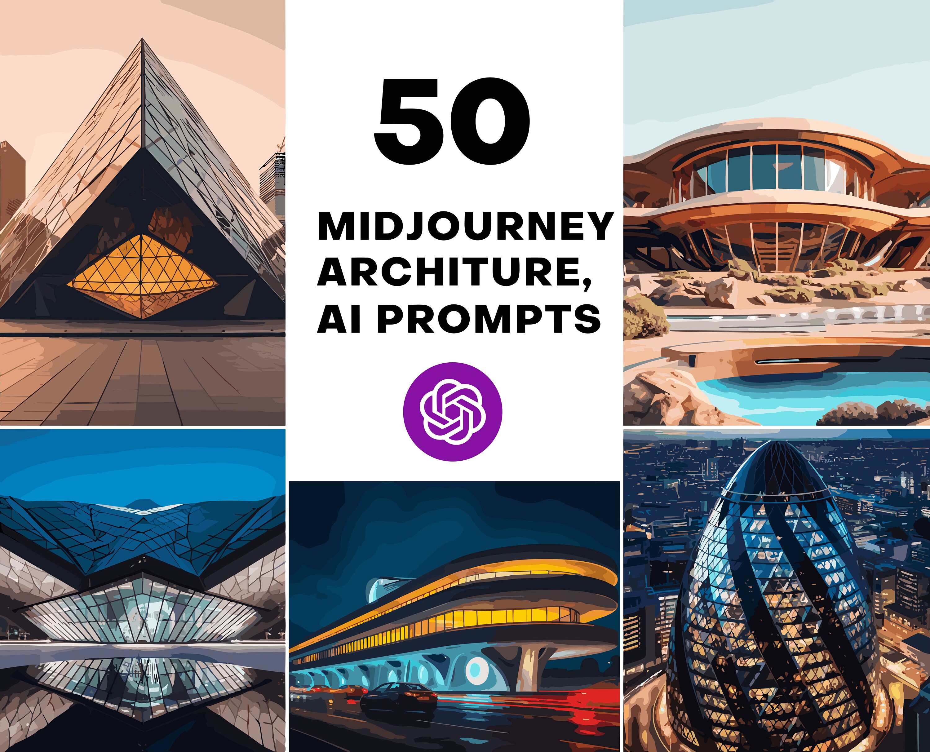 100 Architecture Midjourney AI Art Prompts Architecture Design Ideas in ...