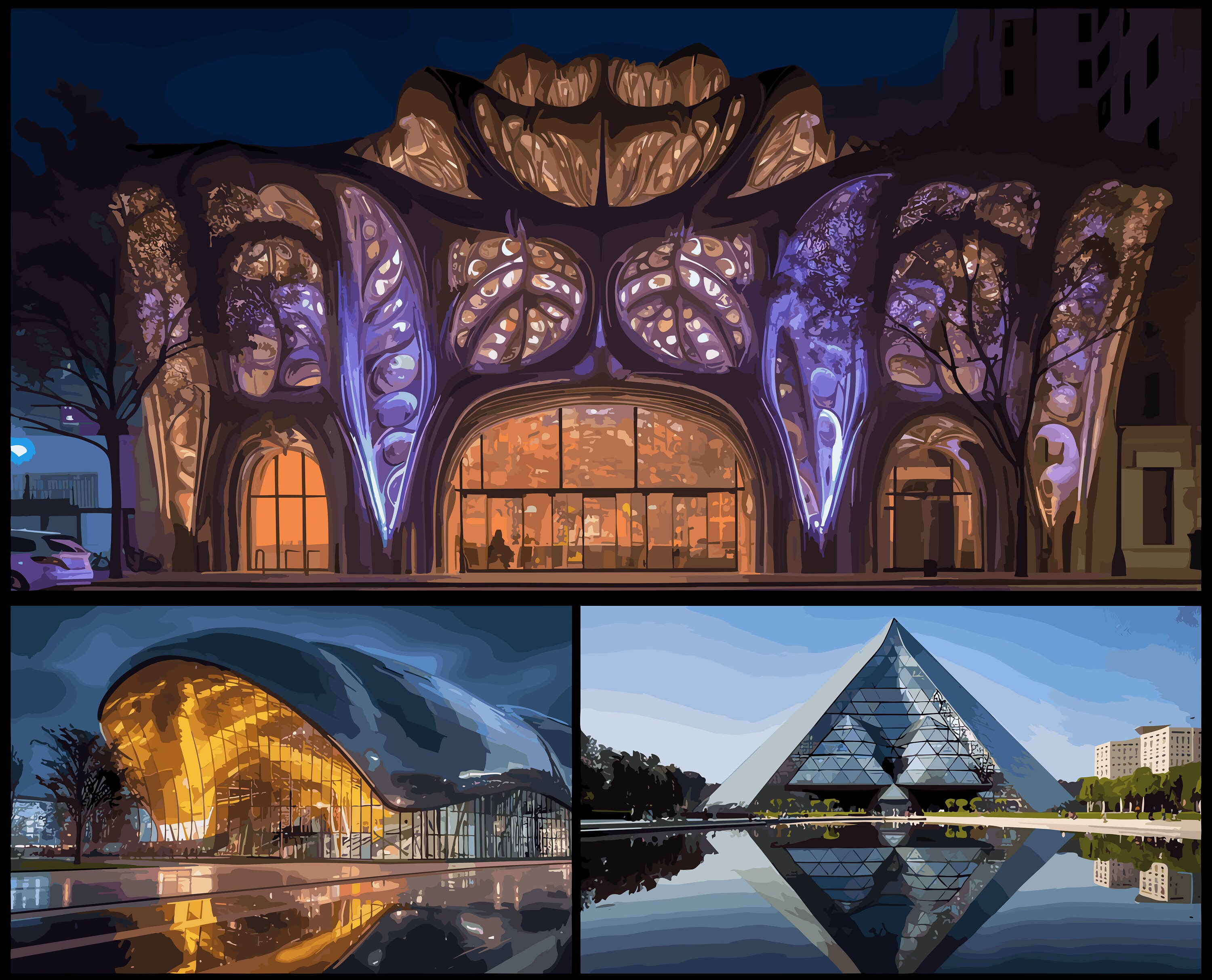 100 Architecture Midjourney AI Art Prompts Architecture Design Ideas in ...