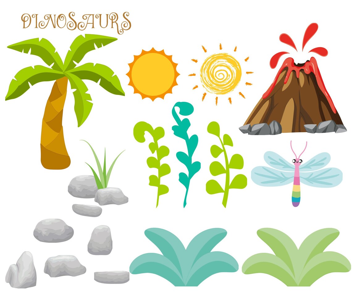 Baby Dinosaurs Clip Art Pastel Colors Clipart and Digital Paper Set ...