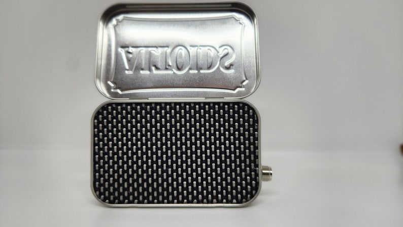 Portable Mint Tin Guitar Amplifier Altoids Red/gray and Black Matrix ...