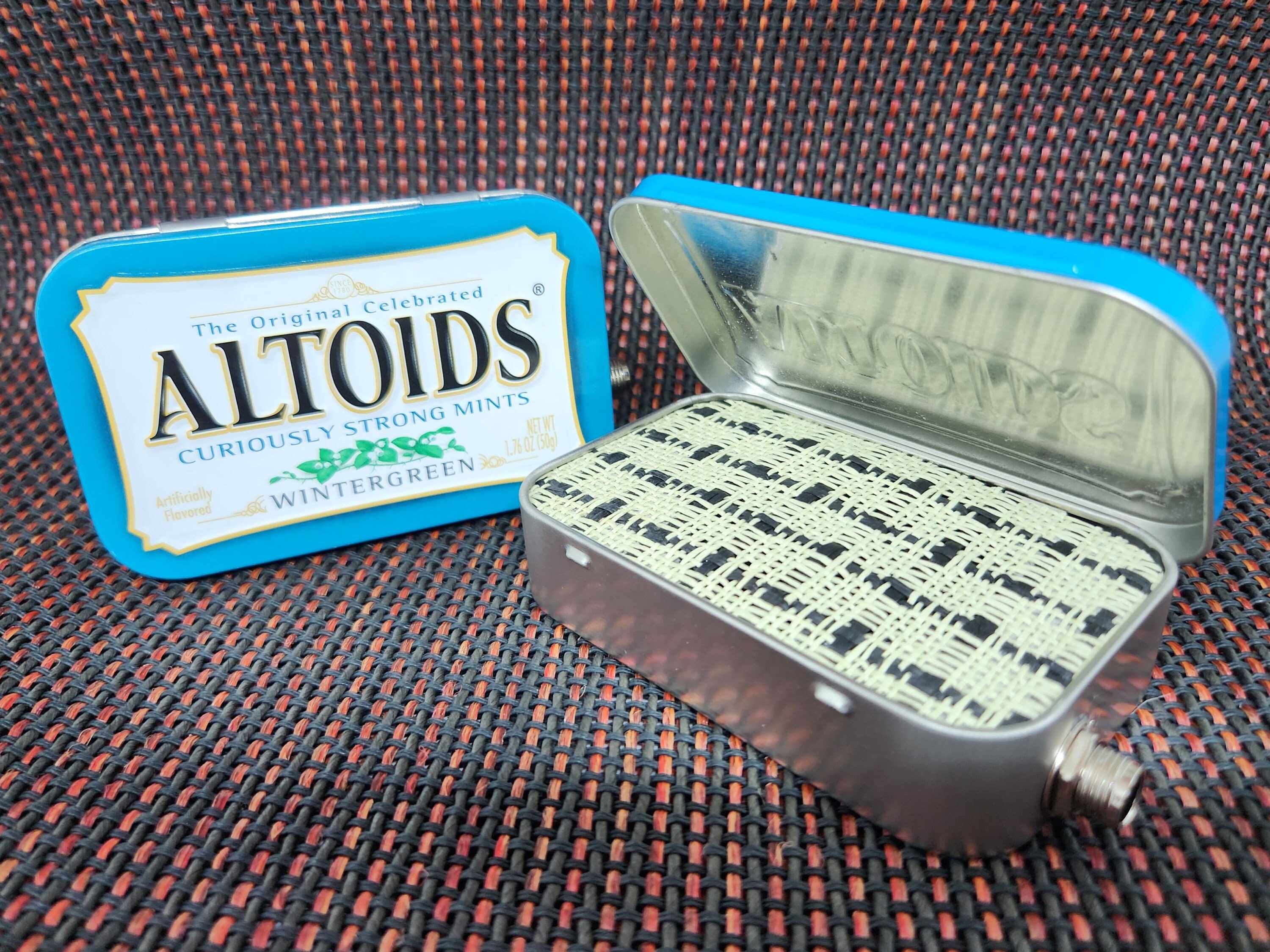 Portable Mint Tin Guitar Amplifier Altoids Blue/british Vintage Retro ...