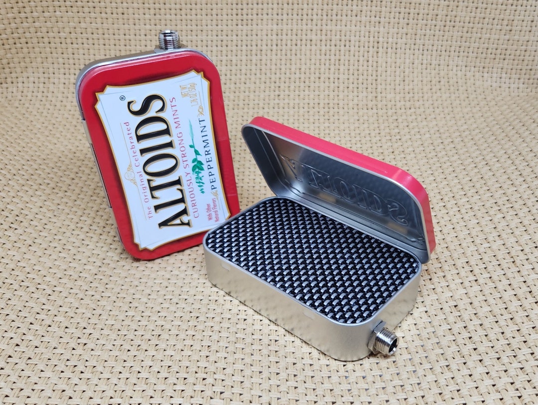 Portable Mint Tin Guitar Amplifier Altoids Red/gray and Black Matrix ...