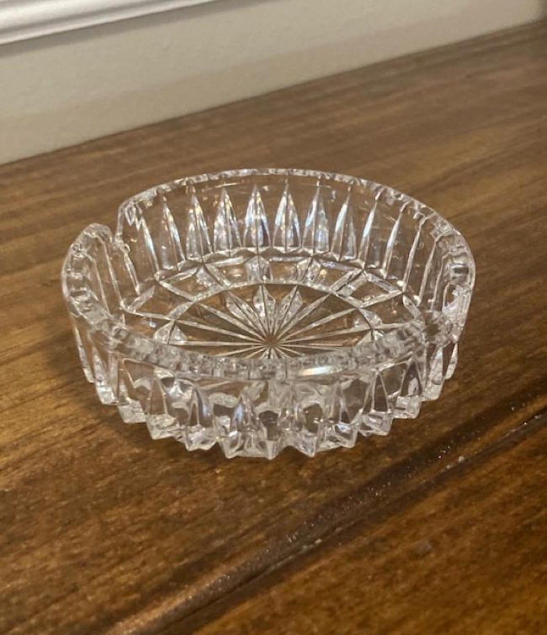 Vintage Crystal Ashtray - Etsy