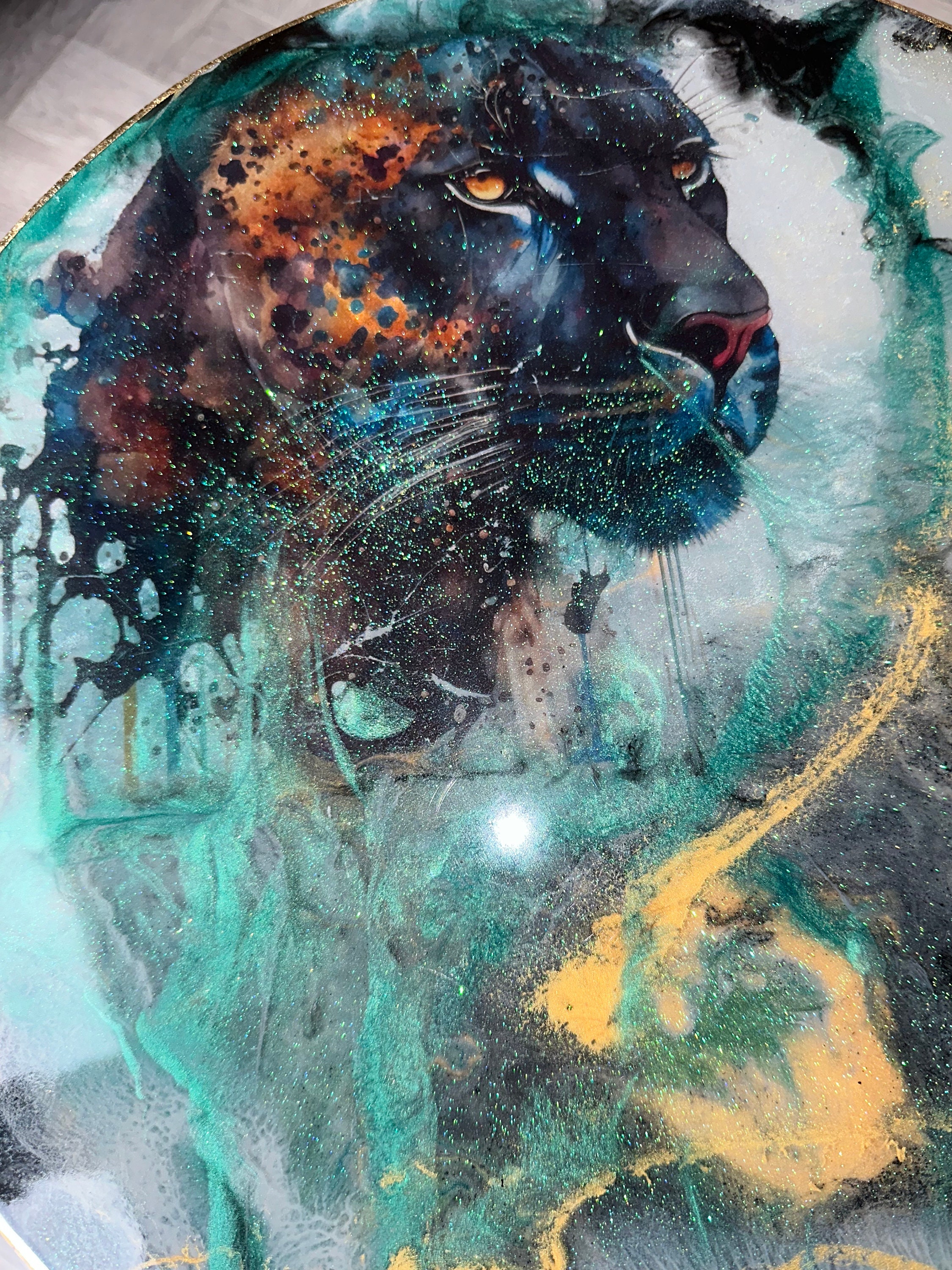 Pair of Nesting Panther Tables - Etsy