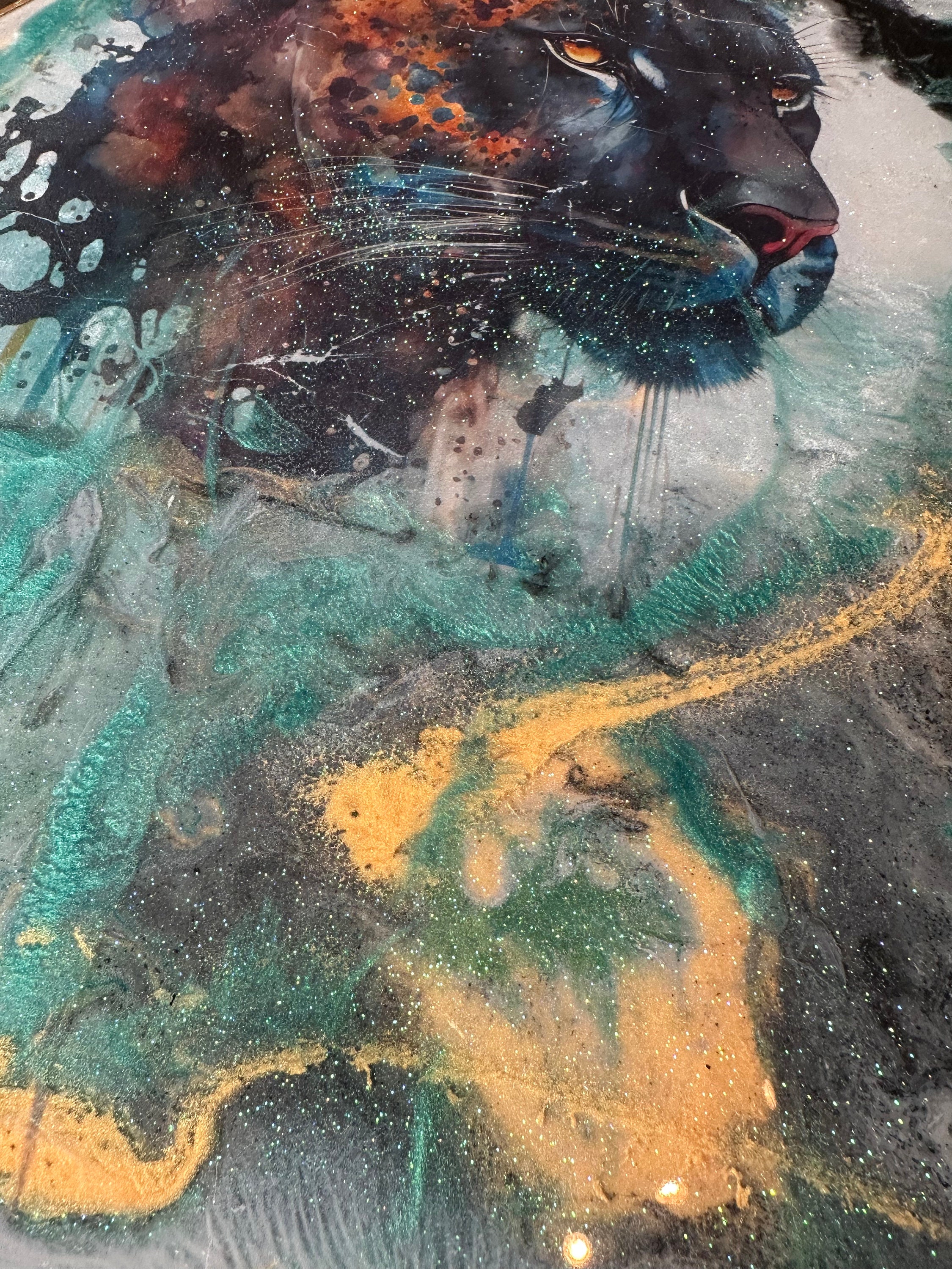 Pair of Nesting Panther Tables - Etsy